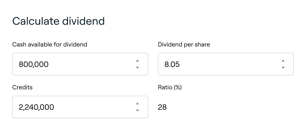 Features Dividend Distribution